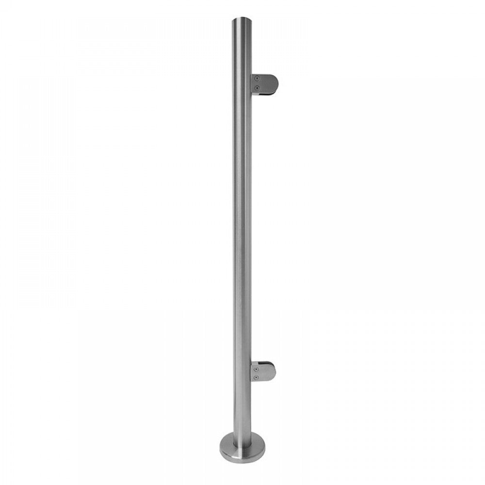 Balustrade End Post 48.3mm Diameter, 316 Grade Stainless Steel