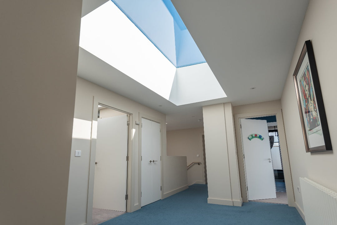 Brett Martin Flat Glass Rooflight Fixed - Black | Gladwell Glass